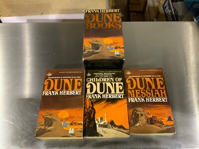 Original Dune Trilogy Box Set by Frank Herbert (Berkley 1977) Vintage ...