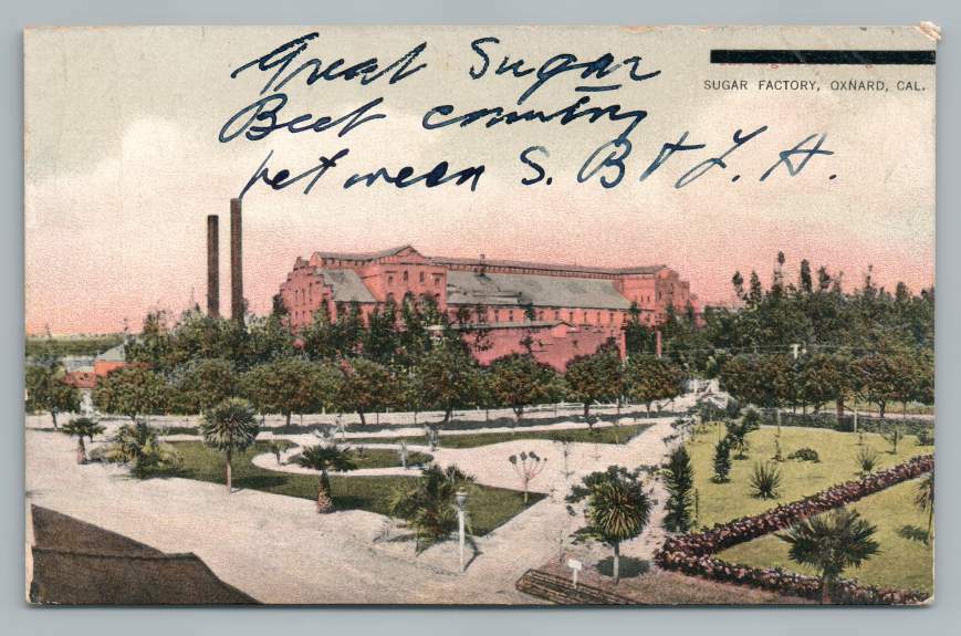 Beet Sugar Factory OXNARD California~Antique Ventura County Industry ...