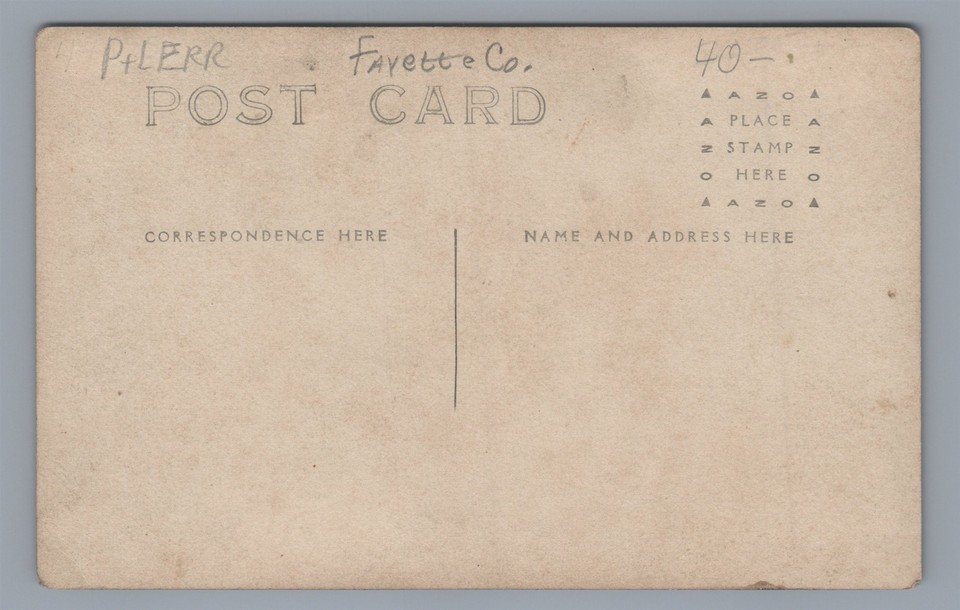 RPPC Aerial Railroad Yard STAR JUNCTION PA Fayette County Real Photo ...