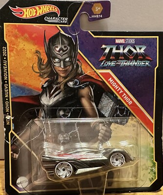 2021 Hot Wheels Character Cars MIGHTY THOR Love and Thunder Thor Car ...
