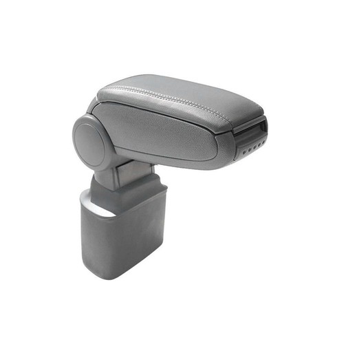 Gray Leatherette Center Console Storage Box Armrest for Nissan Juke ...