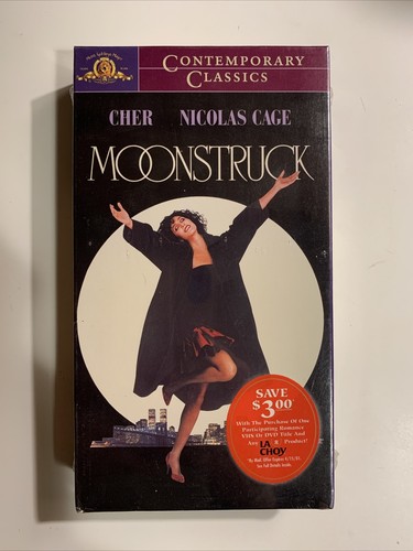 MOONSTRUCK VHS New Factory Sealed CHER Nicolas Cage Olympia Dukakis ...