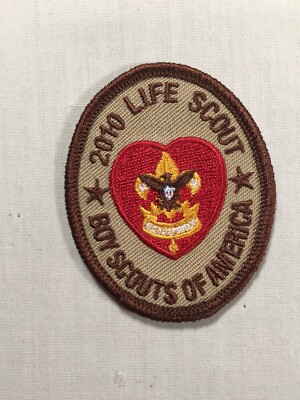 2010 Life Scout Rank Centennial BSA 2010 Back BSA Position Patch | eBay