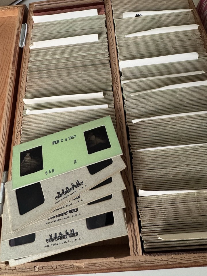 HUGE RARE LOT 380 VINTAGE 1950s 35mm 3D STEREO SLIDES OF RISQUE PIN-UP ...