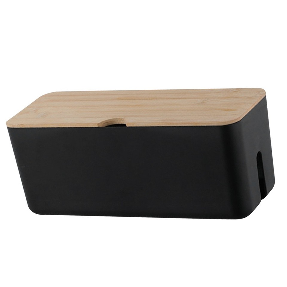 Charging Cable Storage Box Plastic Cable Hider Case Cord Organizer Case ...