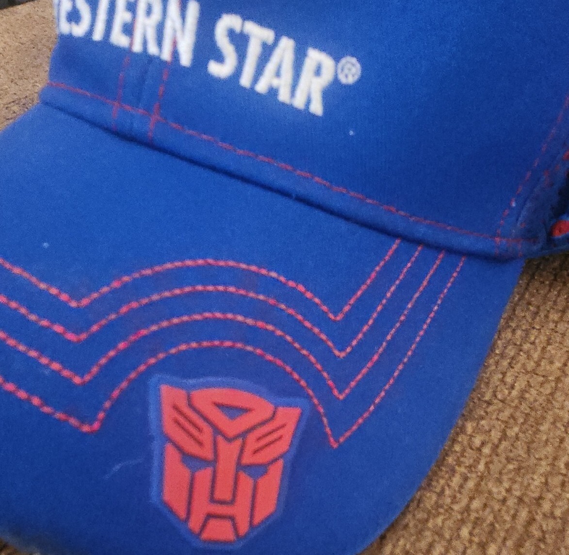 Optimus Prime Transformer Hat Blue Western Star Truck… - Gem