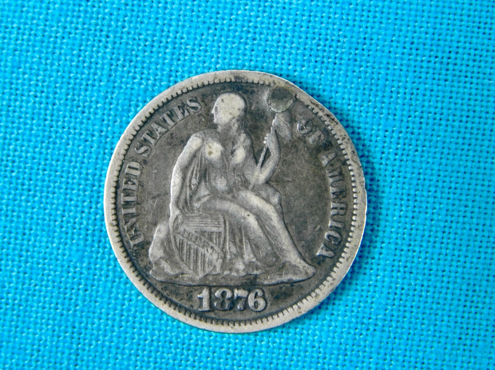 Antique US Dime Love Token 1876 with Initials Coin | eBay