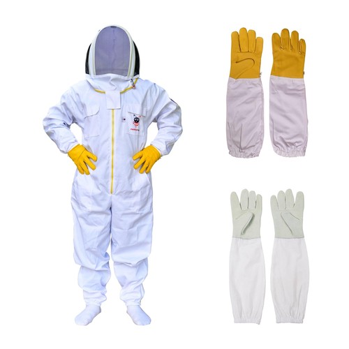 Professional Cotton Bee Keeper Suit - Sting Proof With Fencing Veil ...