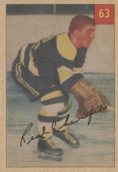 1954-55 Parkhurst - Real Chevrefils #63 Text Back for sale online | eBay