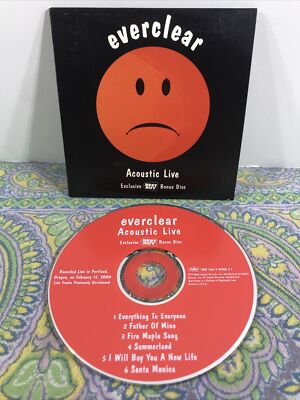 Acoustic Live by Everclear (CD, 2000, Exclusive Best Buy Bonus Disc) | eBay