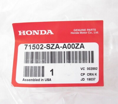 Genuine OEM Honda 71502-SZA-A00ZA Rear Bumper Skid Garnish *Nh533* | eBay
