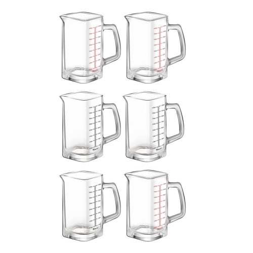 Glass Measuring Cup Measuring Liquid Pitcher for Baking Making Coffee ...