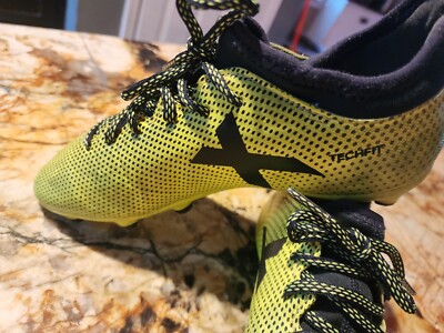 Adidas Cleats Shoes Boys 4.5 Yellow Techfit Soccer Baseball Football ...