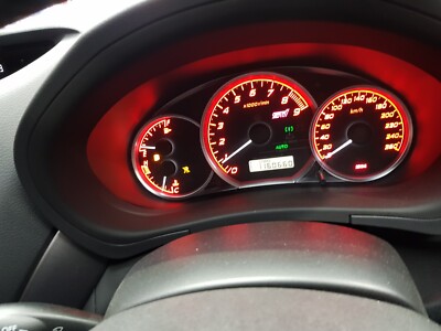 SUBARU WRX STI CLUSTER INSTRUMENT CLUSTER GRB HATCH 2008 JDM MODEL ...
