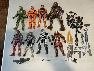 Halo 11 figure lot Jazwares 6 inch Master Chief Arbiter Loose ...