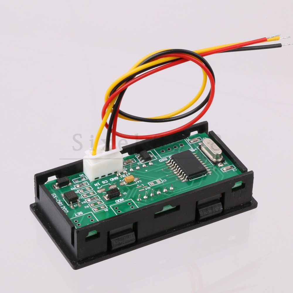 4 Digital Green LED RPM Speed Meter Tachometer +Hall Proximity Switch ...