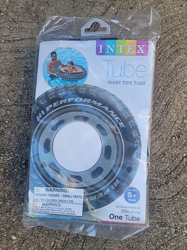 Intex Giant Inflatable 36 Inch Tire Tube (59252EP) New Sealed Pool Fun ...