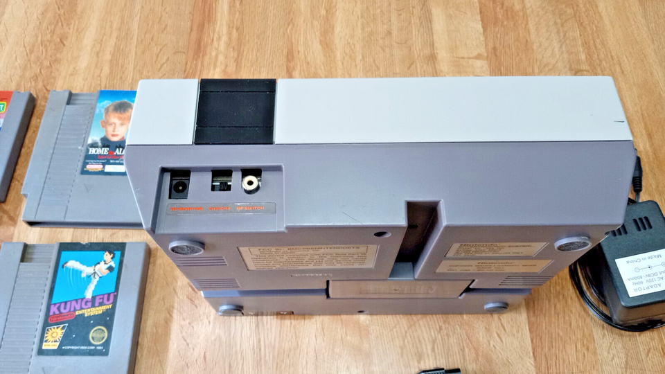 Nintendo NES Console System Bundle (Tested Working) with With Six Games ...