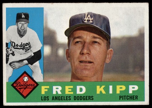 1960 Topps #202 Fred Kipp Los Angeles Dodgers VG | eBay