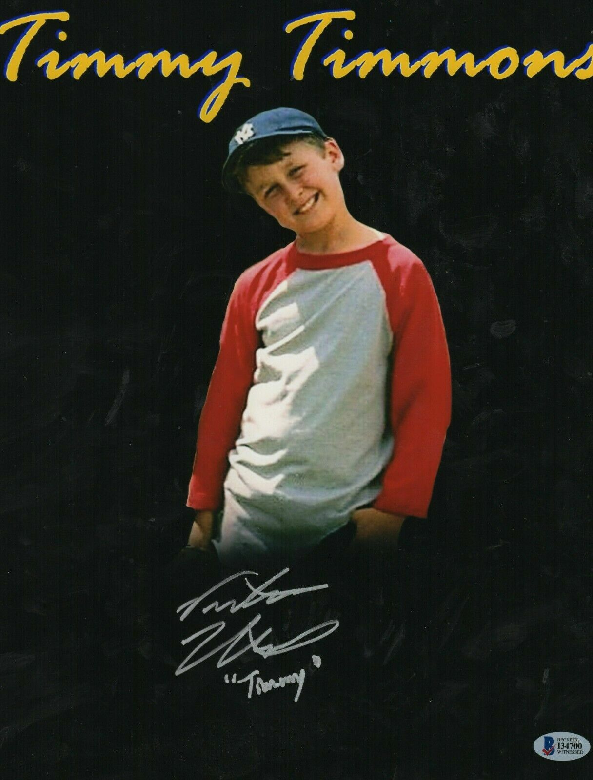 Victor DiMattia Signed Timmy 11X14 The Sandlot Autograph Beckett ...