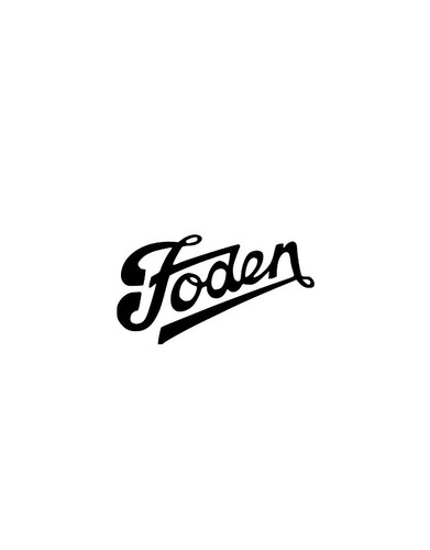 Foden Logo Script Vinyl Decal Sticker Truck Lorry Bus Toolbox Steam ...