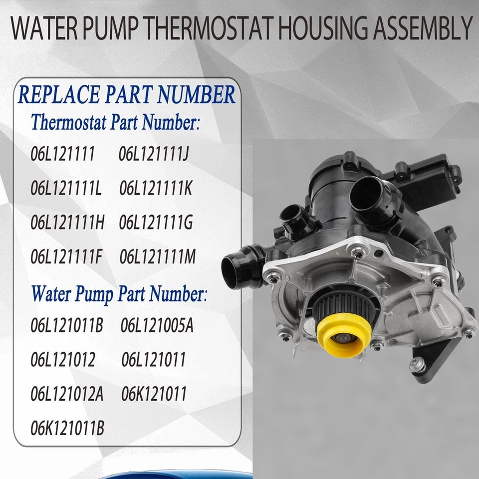 Water Pump Thermostat Housing Assembly | Replacement for 2015-2020 ...