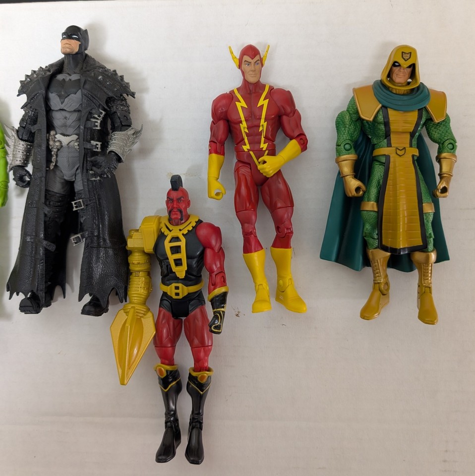 DC Classic Comic Flash, Tyr, Captain Cold, Hour Man, & Kobra 7 Figure ...