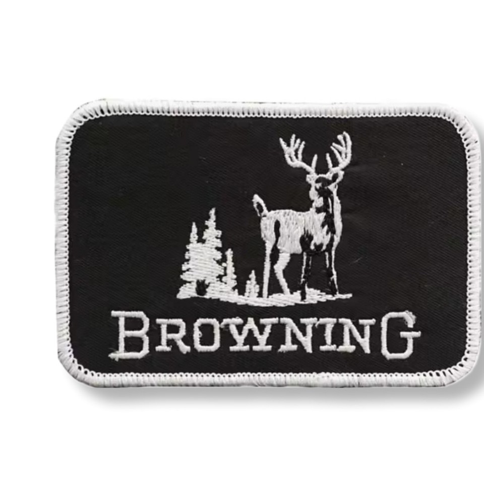 Browning Arms Company Guns Hunting Rifles Shotguns Embroidered Iron On ...