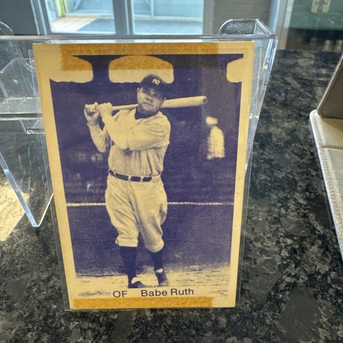 Babe Ruth 1975 TCMA New York Yankees All Time Greats Card EX (stain) | eBay
