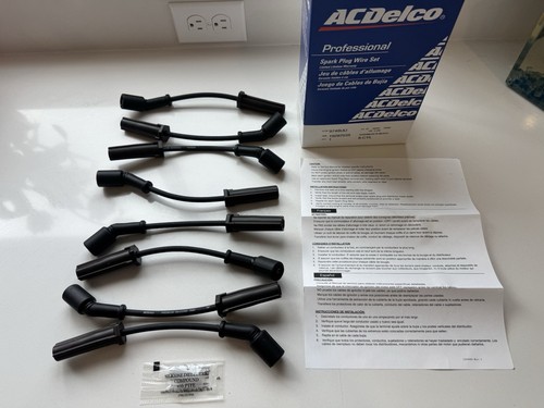 Ac-Delco Spark Plug Wire Set 9748UU for Chevrolet GMC Cadillac Hummer ...