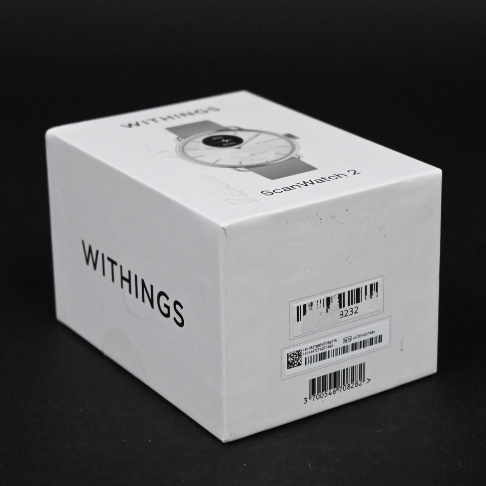 Withings ScanWatch 2 -Hybrid Smart Watch, Heart Rate Monitoring, Fitnes ...