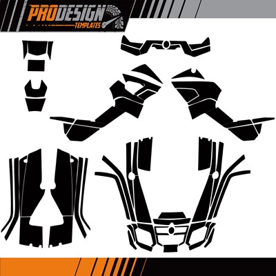 Can-Am Outlander Max 500-650-800 2006 to 2012 kit template stencil ...