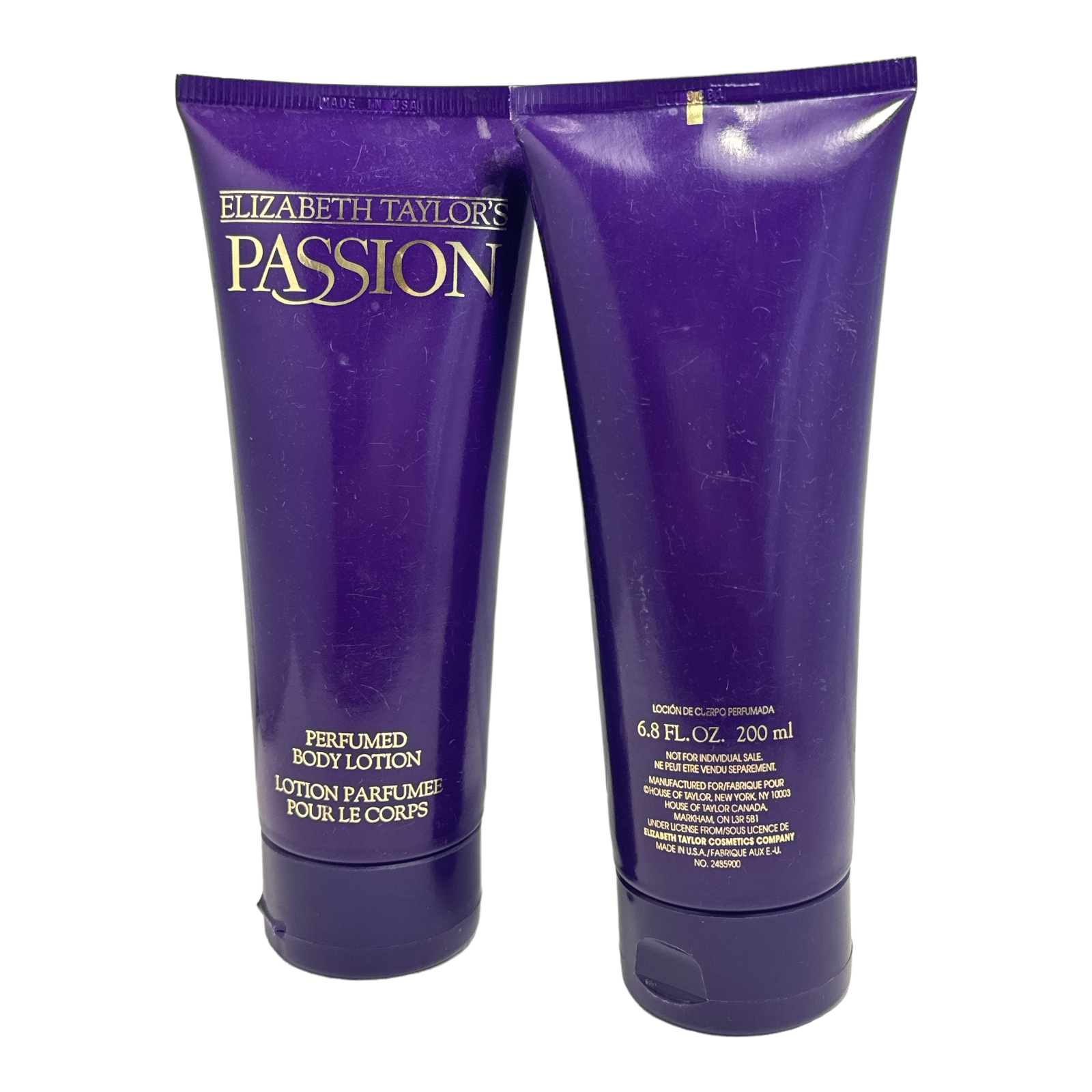 Elizabeth Taylor's Passion Perfumed Body Lotion 6.8oz./200ml New; LOT ...
