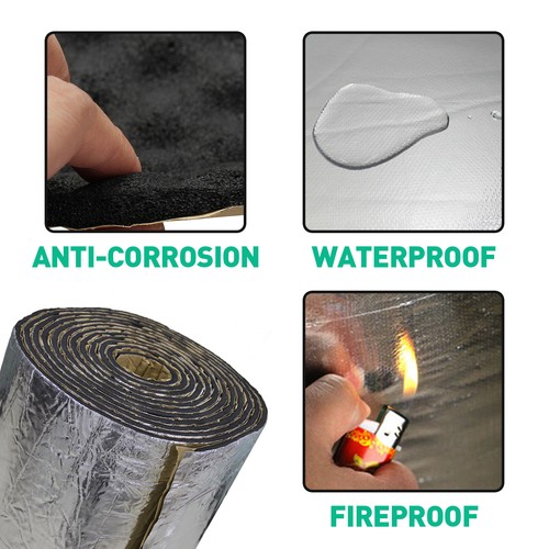 Car Insulation 18 Sqft - Thermal Sound Deadener - Block Automotive Heat ...