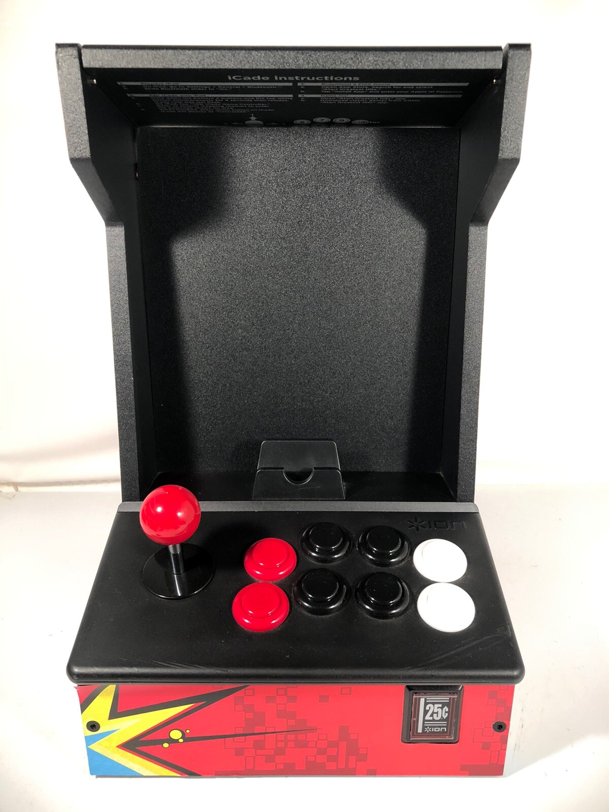 Ion Icade Bluetooth Arcade Cabinet IPad Tablet Joystick Game Play | eBay
