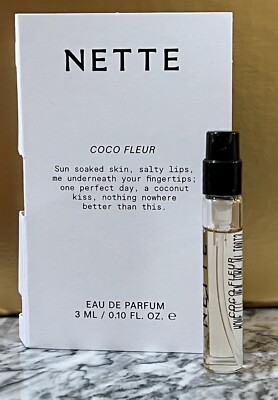 COCO FLEUR by Nette Eau De Parfum Official Sample Spray-NEW/CARDED-3mL/.10 oz | eBay