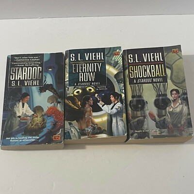 Lot Of 3 Stardoc Novels By S.L. Viehl Eternity Row Shocball Stardoc | eBay