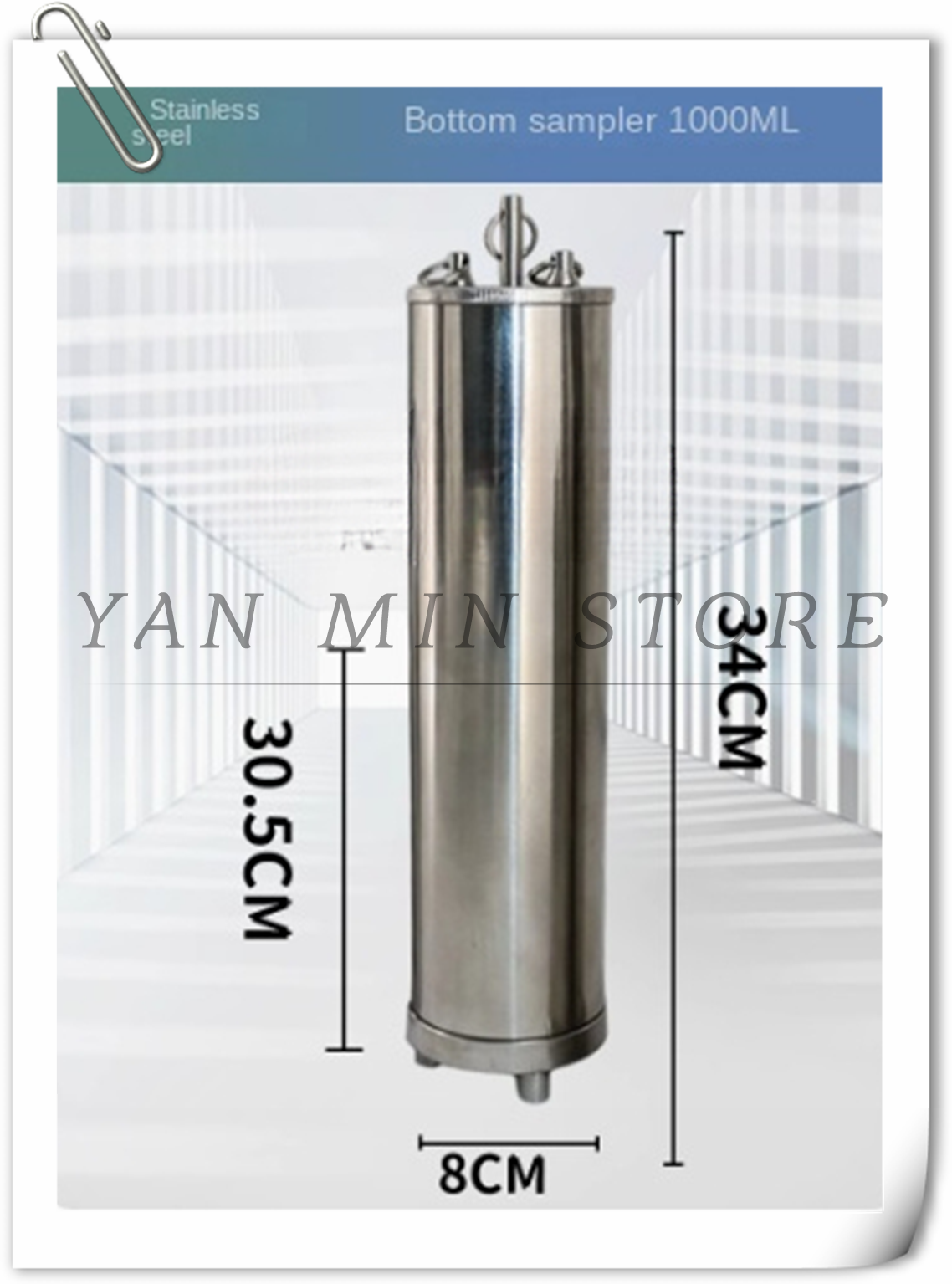 Bottom sampler 1000ml(high quality 304 stainless steel) Sampler ...