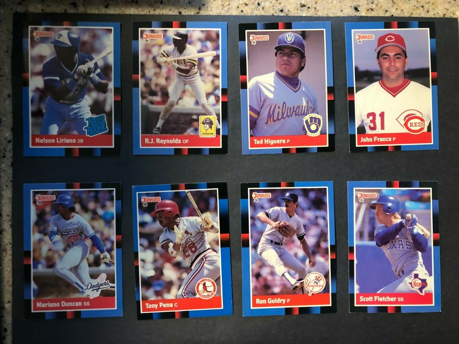 1988 DONRUSS BASEBALL CARDS YOU CHOOSE MLB CARD FREE SHIPPING VINTAGE ...