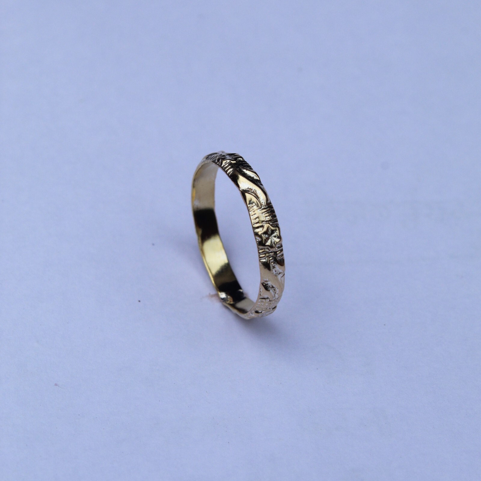 Engraved Design Brass band RING traditional ring women bronze ring band ...