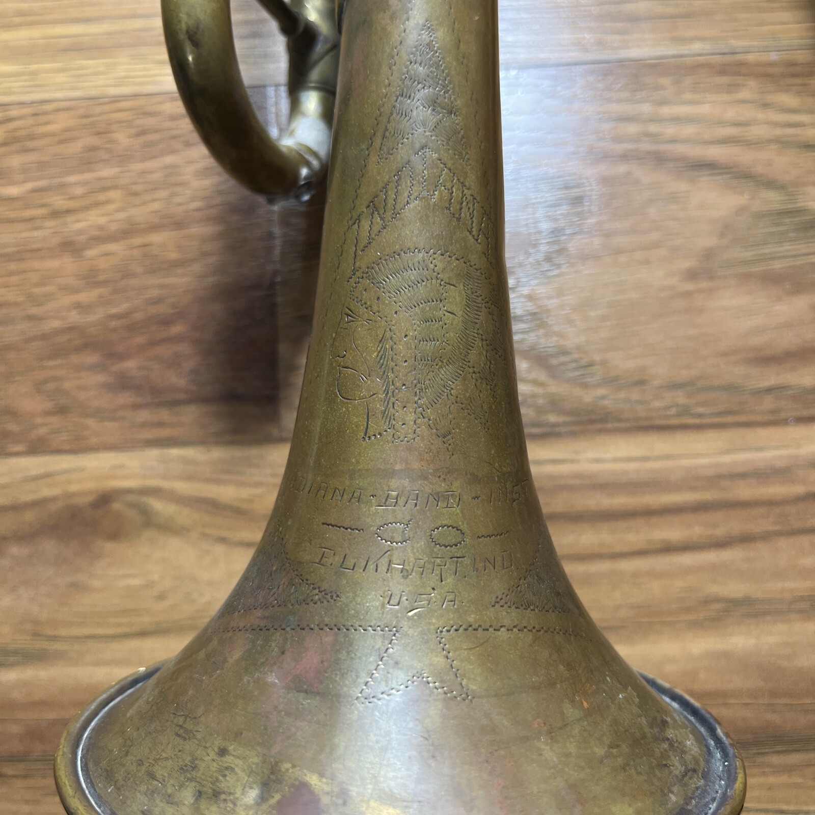 Vintage Indiana Band Instrument Company Trumpet For Restoration Model ...
