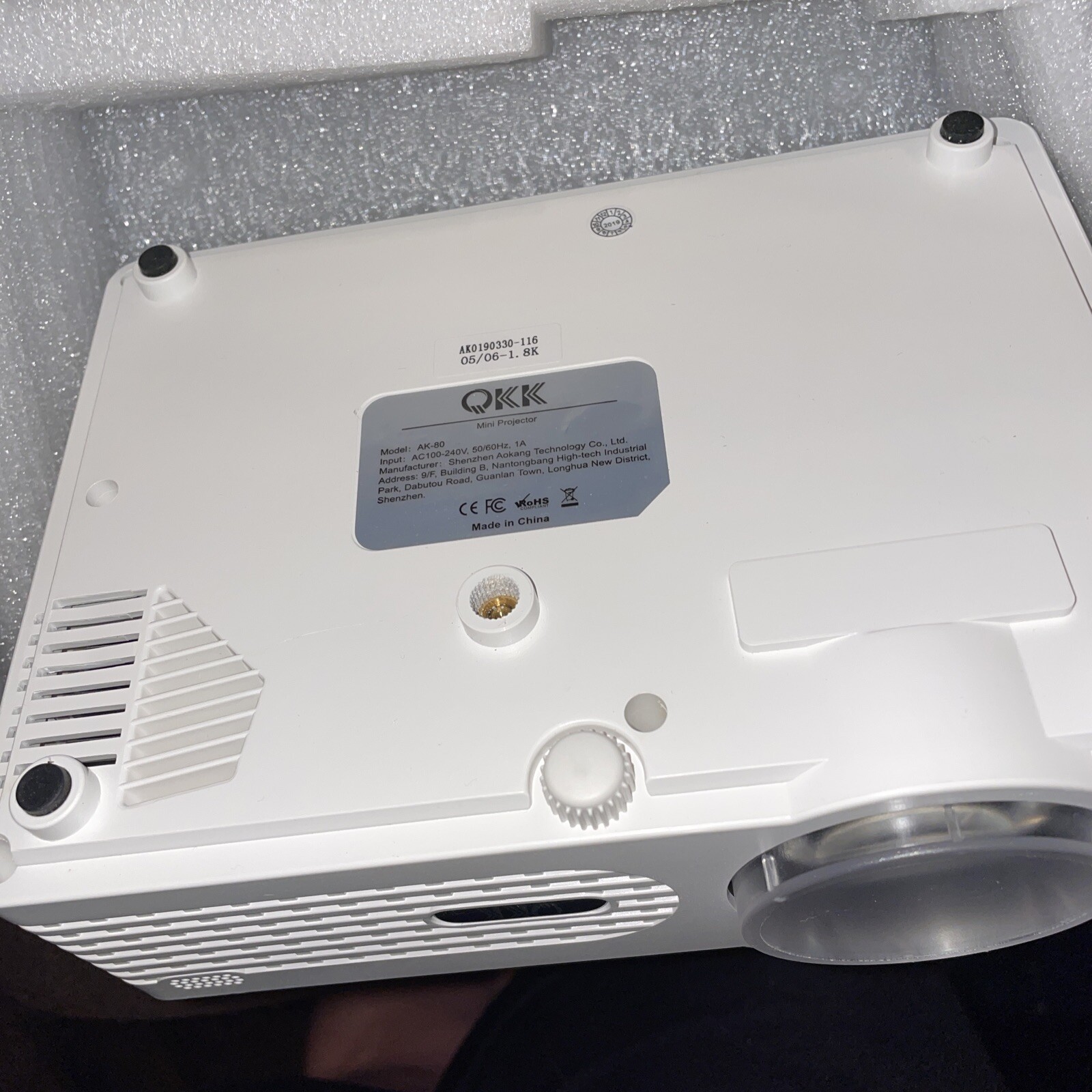 QKK Mini Projector Portable LCD Projector PJ0431 Original Box | eBay