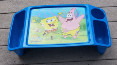2006 SPONGEBOB SQUAREPANTS & PATRICK PLASTIC LAP DESK~FOOD/ACTIVITY ...