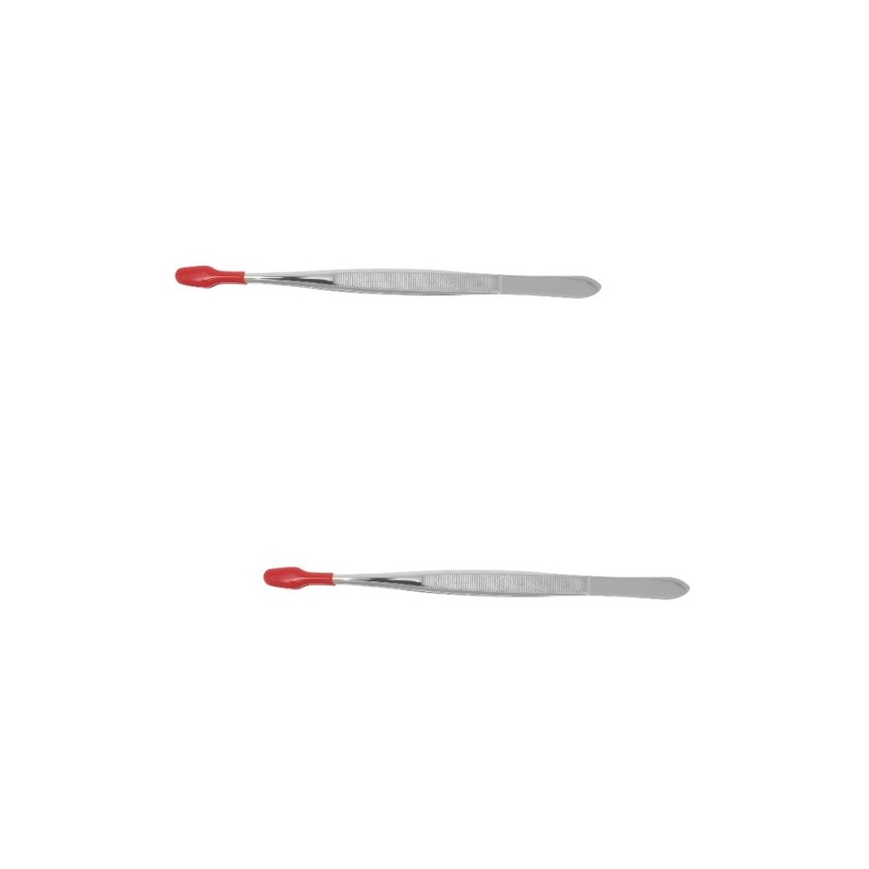 Rubber Coated Tweezers Stainless Steel Locking Craft for Stickers | eBay UK