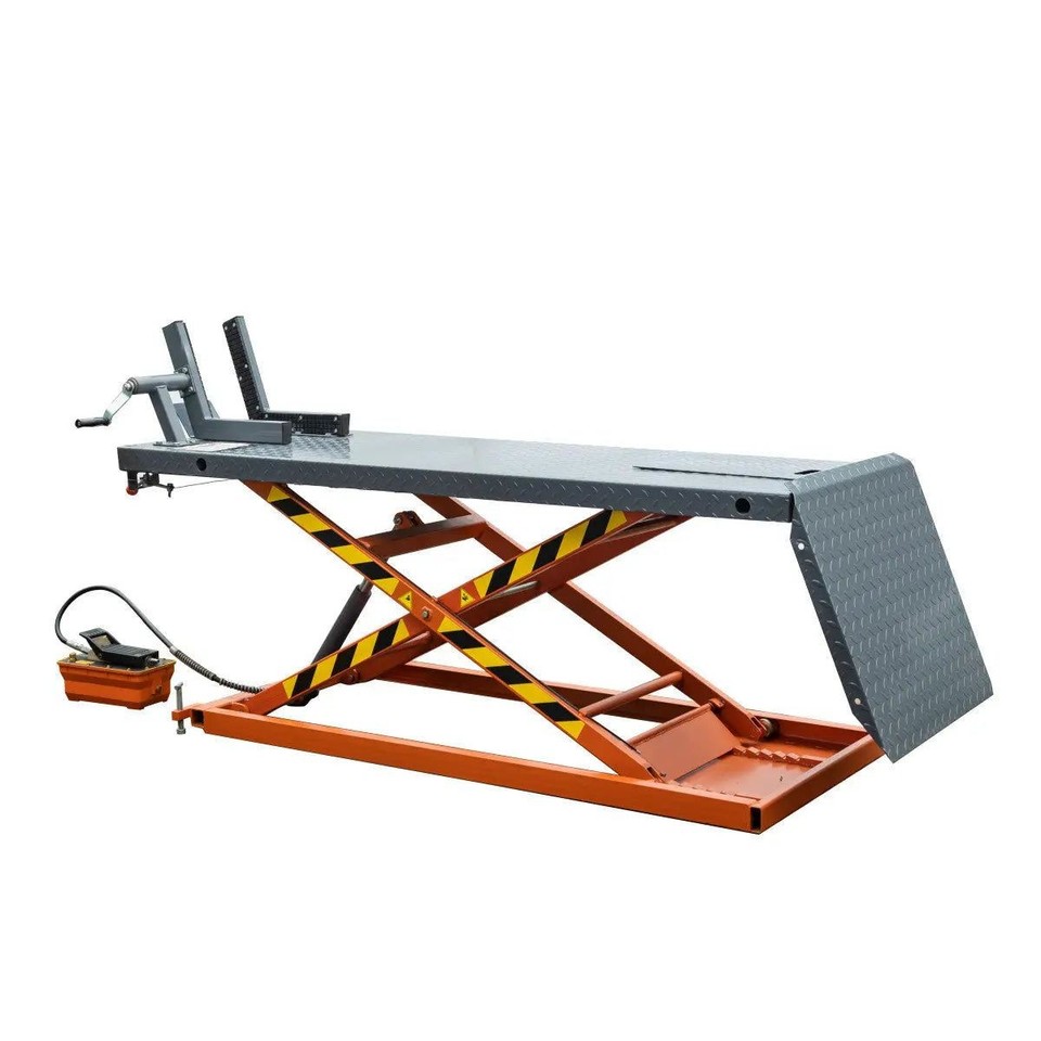 High Stability 1500lb Motorcycle Lift 48in Platform with Bolt On ...