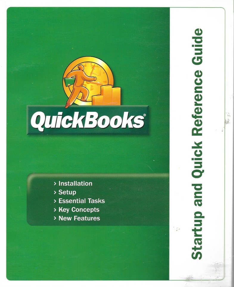 Intuit QuickBooks Startup Quick Reference Guide 2006 Manual Only No ...