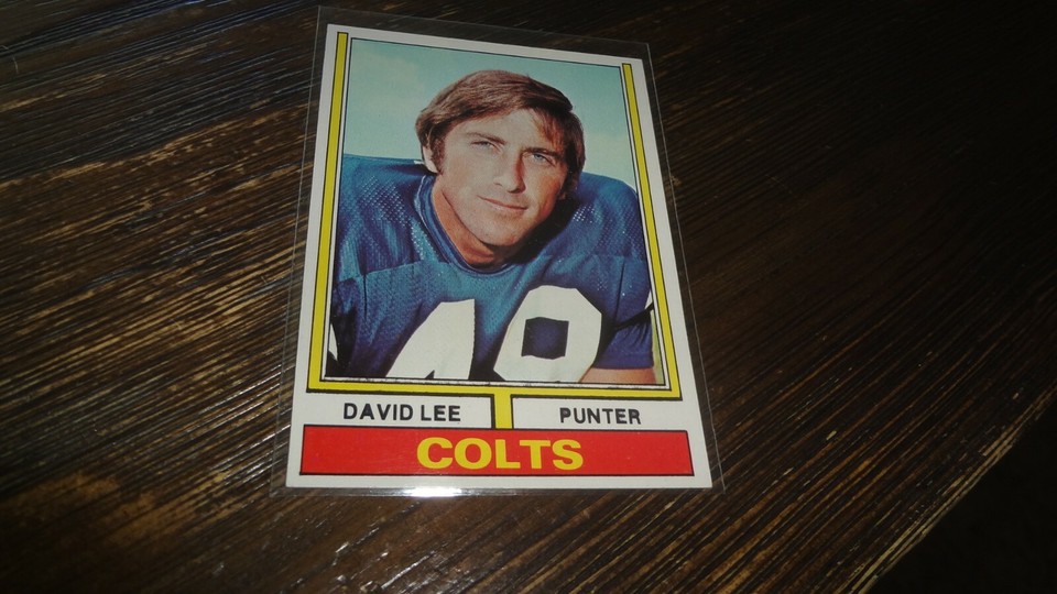 1974 TOPPS #17 DAVID LEE FOOTBALL CARD | eBay