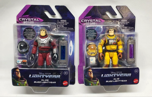 Set of 2 Buzz Lightyear XL-09 & XL-12 - Crystal Grade Action Figures ...