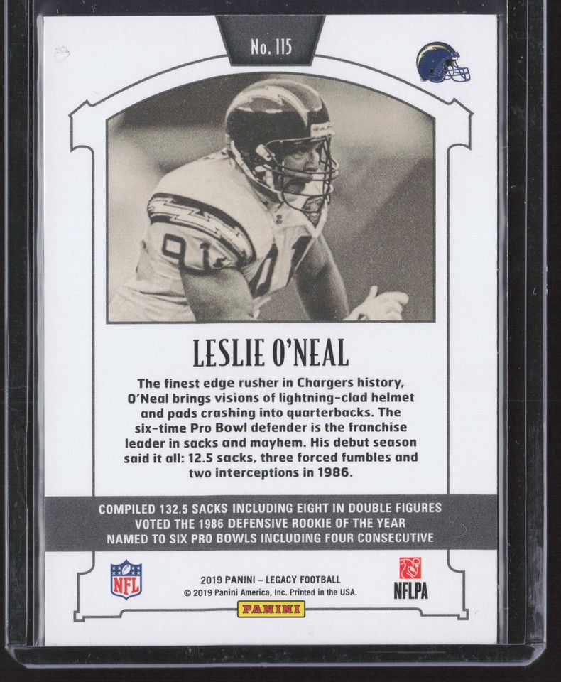 2019 Legacy Leslie O'Neal Legends Red /299 #115 | eBay