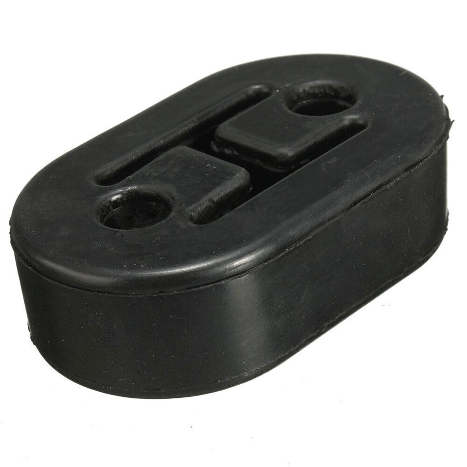 2Pcs Black Rubber Car Muffler Exhaust Pipe Mount Bracket Hangers ...